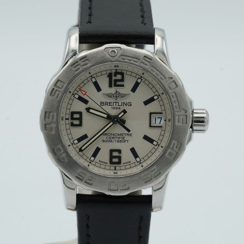 Breitling Colt 33 Quartz A77387 Quartz Ladies Watch Steel White Steel ...