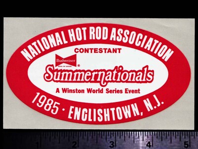 NHRA Summernationals Englishtown NJ 1985 - Original Vintage Racing ...