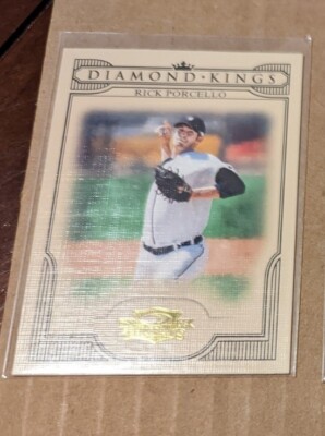 2008 Donruss Threads Diamond Kings #DK57 Rick Porcello RC Tigers | eBay
