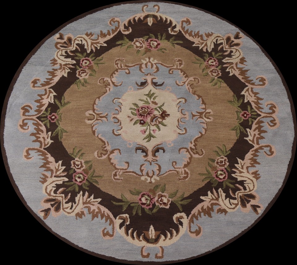 Victorian Style Aubusson All Sizes Area Rug Hand-tufted Wool Carpet | eBay