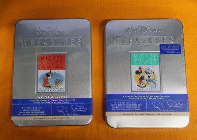 Walt Disney Treasures:Mickey Mouse In Living Color Volumes 1+2 SEALED ...