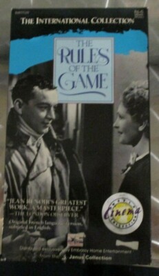 The Rules of the Game (VHS 1986) | eBay