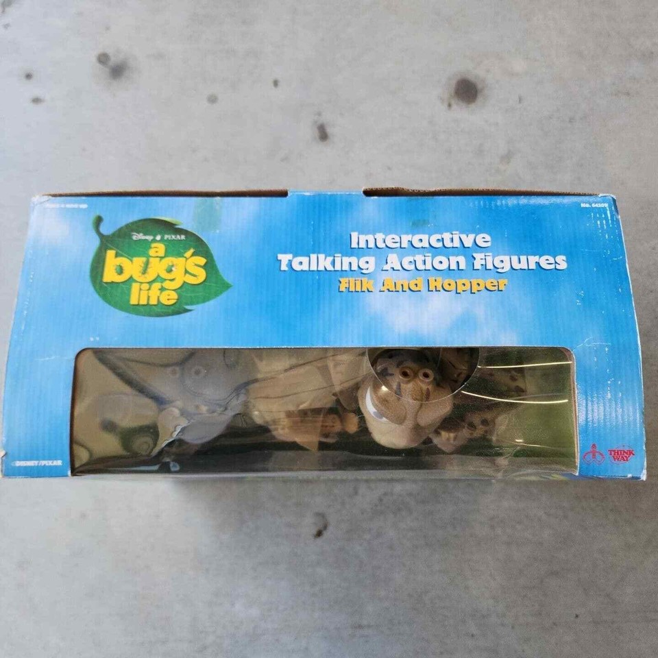 A Bug's Life Talking Interactive Action Figures Flik Hopper New 1998 ...