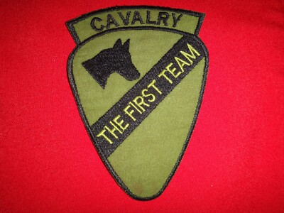 Vietnam War Subdued Patch US 1st Cavalry Division CAVALRY THE FIRST ...