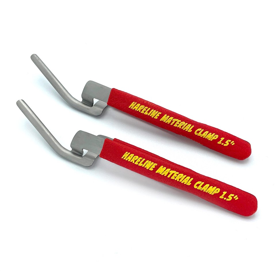 HARELINE MATERIAL CLAMP SET - Fly Tying Dubbing Loop Clips - Small ...