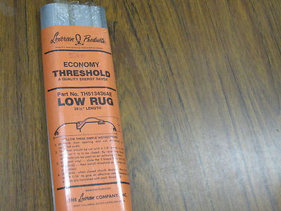 LOXCREEN Aluminum Economy Low Rug Threshold Vinyl Seal Fits Up To 36 ...