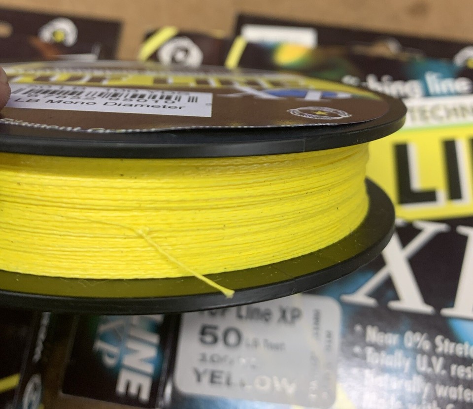 2PC Western Filament Tuf Line XP Spectra Fiber Yellow 50lb/100yd | eBay