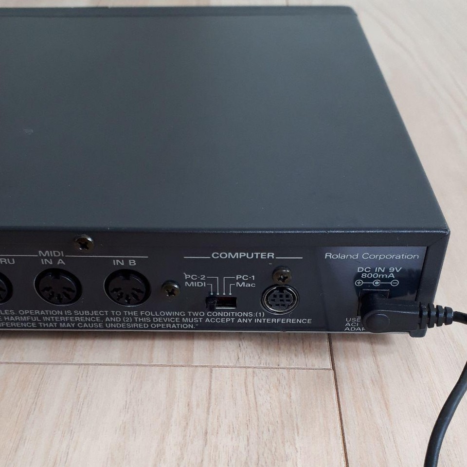 Roland SC-88VL Sound Canvas GS MIDI sound Module Used with Adapter Test ...