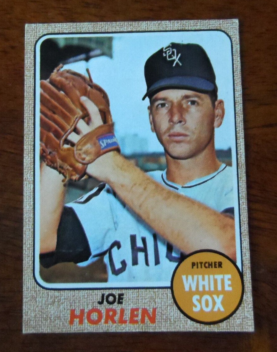 1968 TOPPS BASEBALL #125 JOE HORLEN CHICAGO WHITE SOX EX-EX/MT A-303 | eBay