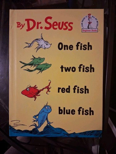 Dr. Seuss One Fish Two Fish Red Fish Blue Fish (Hardcover) Book | eBay