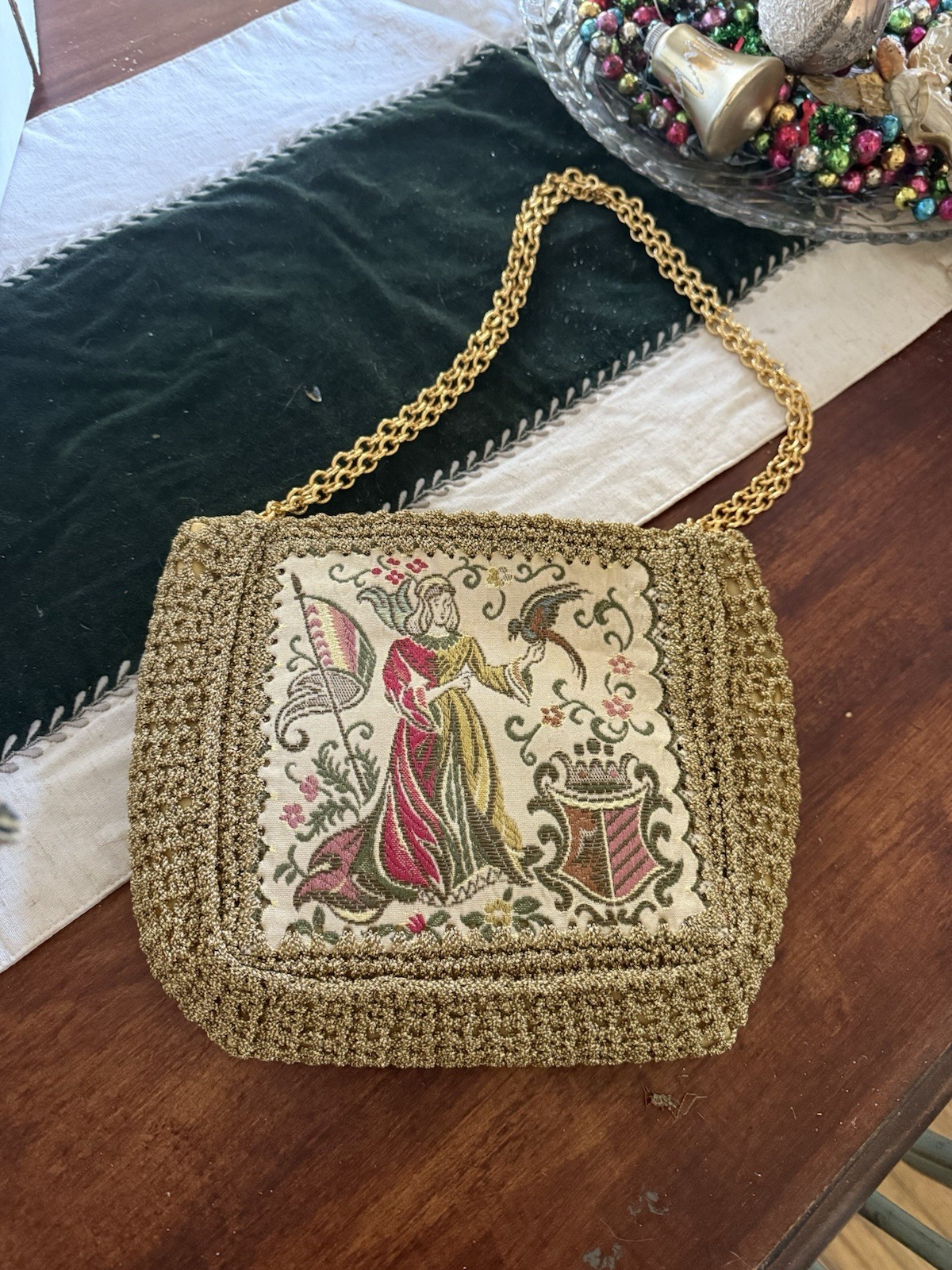 Rare VTG Walborg Purse, made in Italy, circa 1940 - Gem