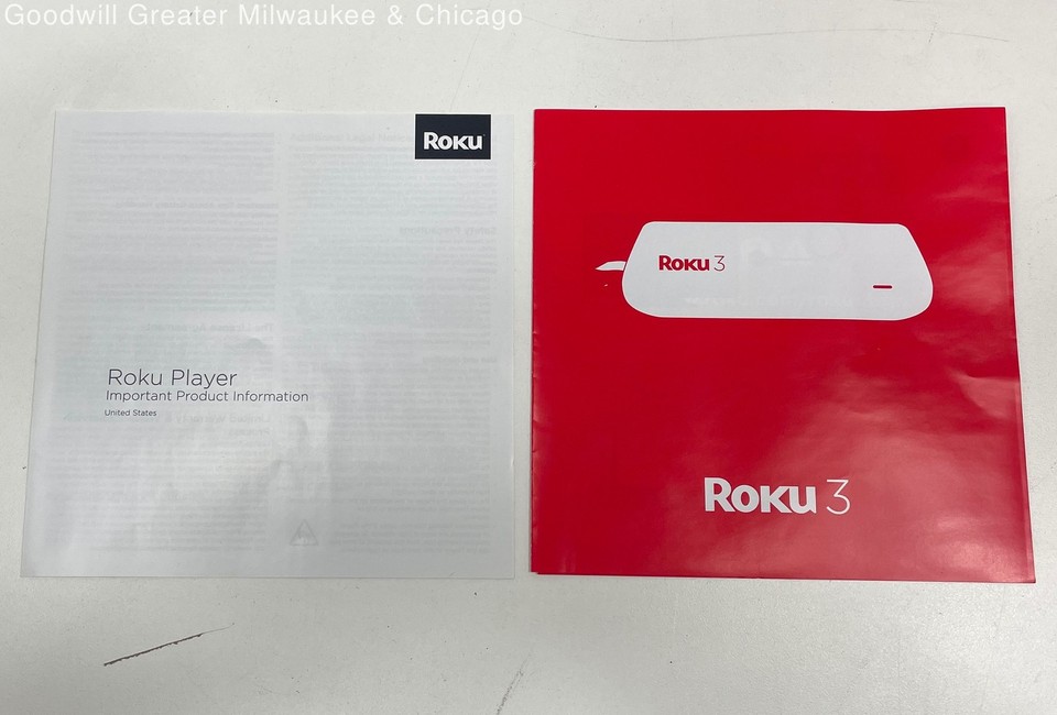 Roku 3 (3rd Gen) Media Streamer 4230R Streaming Device IOB | eBay