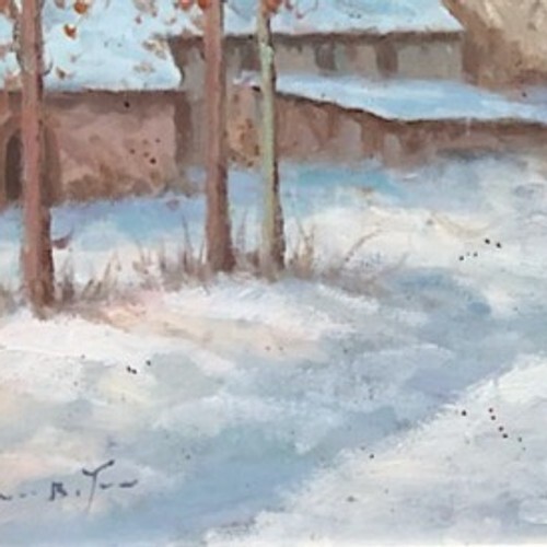 Winter Sunrise by impressionist Hyun Bo Yoo 1946-2011 | eBay