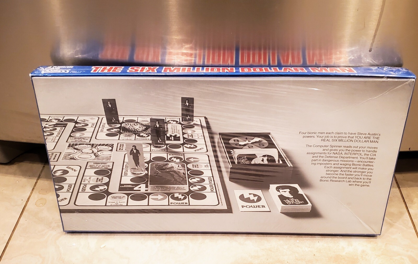 **RARE/SEALED** The SIX MILLION DOLLAR MAN Board Game! By Parker ...