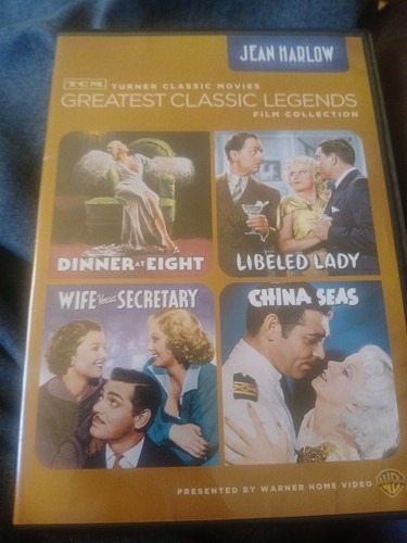 TCM Greatest Classic Legends Film Collection: Jean Harlow DVD set ...