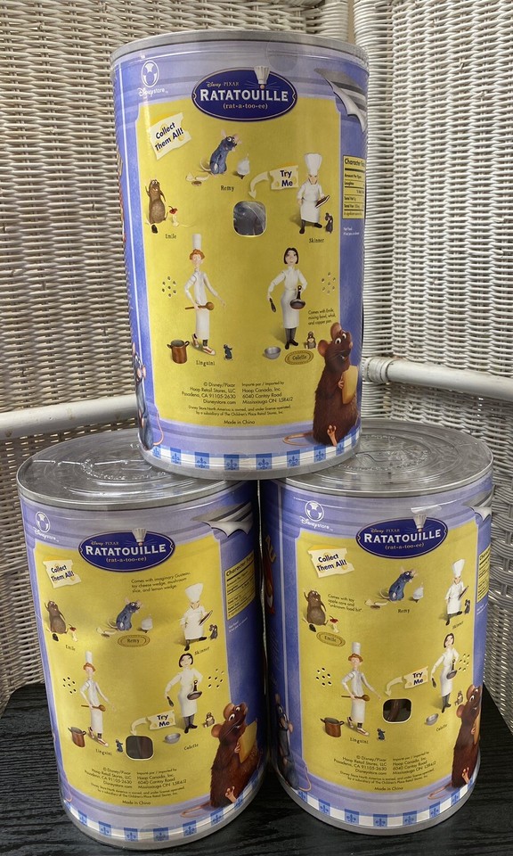 NEW DISNEY RATATOUILLE TRIO – COLETTE, REMY & EMILLE TALKING ACTION ...