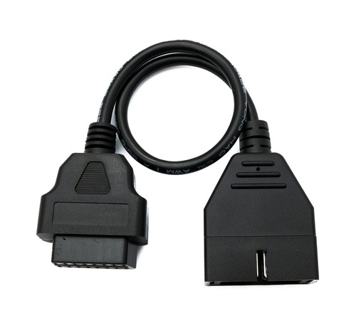 OBD Kabel 30cm OBD 2 Buchse für General Motors 12pin Schwarz für Auto ...