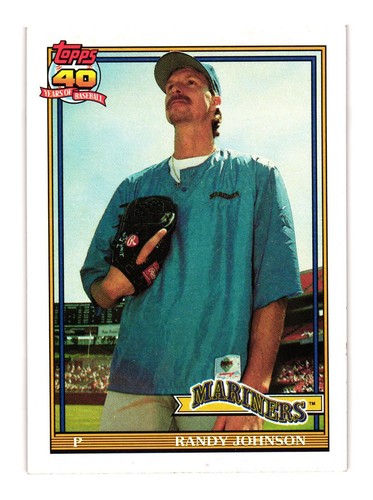1991 Topps #225 Randy Johnson Seattle Mariners | eBay