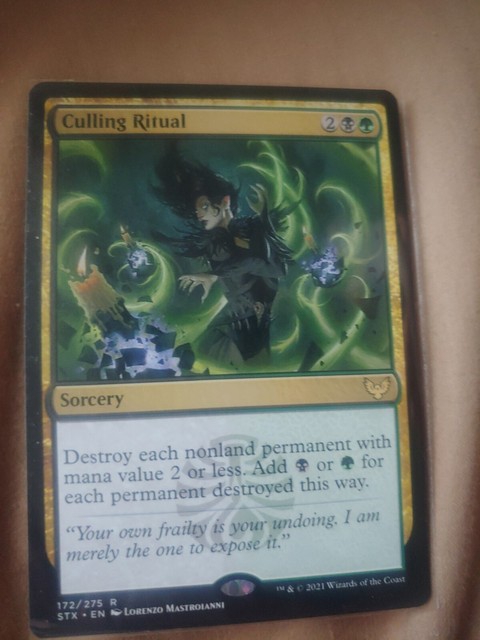 MTG Culling Ritual Strixhaven: School of Mages 172/275 Regular Rare for ...
