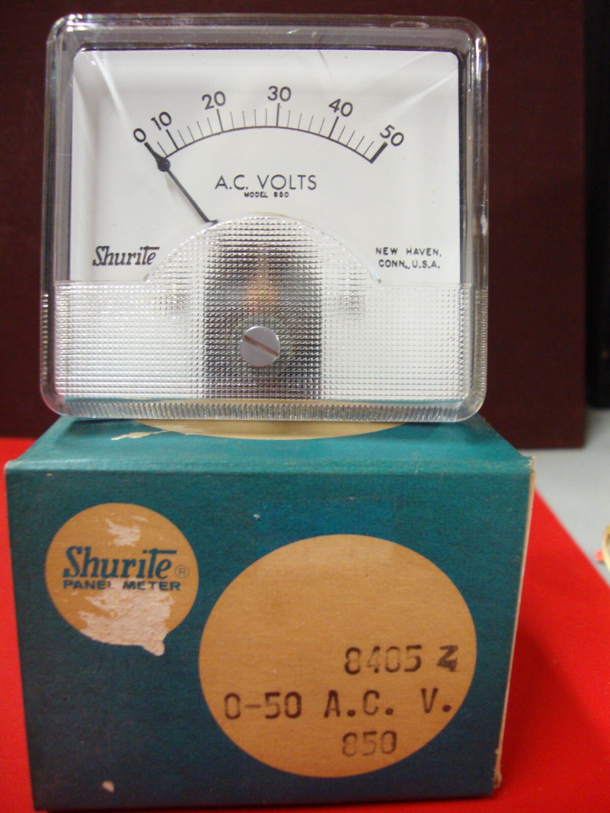 SHURITE 8405-Z panel meter 0-50volts AC (850 Series) | eBay