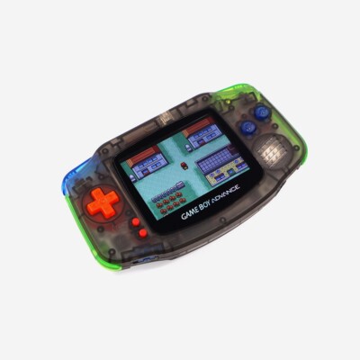 IPS V2 Game Boy Advance GBA Clear Black Console High Light Backlight ...