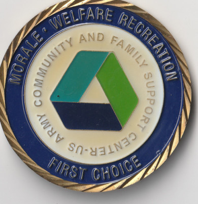 Morale Welfare and Recreation (mwr) ARMY COMMUNITY Challenge Coin 2 ...