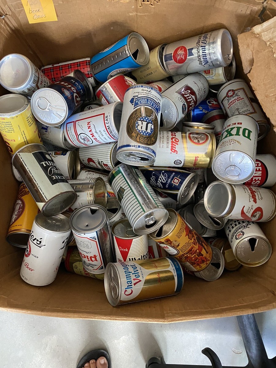Pile Of Empty Beer Cans