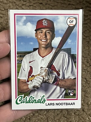 2022 Topps Archives Lars Nootbaar #156 Rookie Card RC St. Louis ...