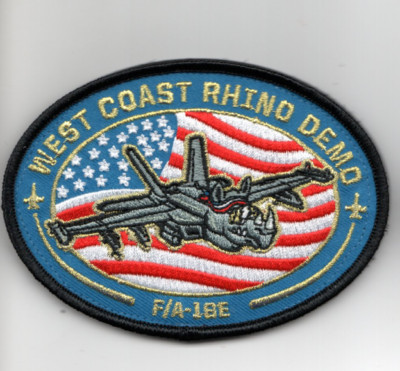 3.5" NAVY VFA WEST COAST DEMO AIRCRAFT EMBROIDERED PATCH | eBay