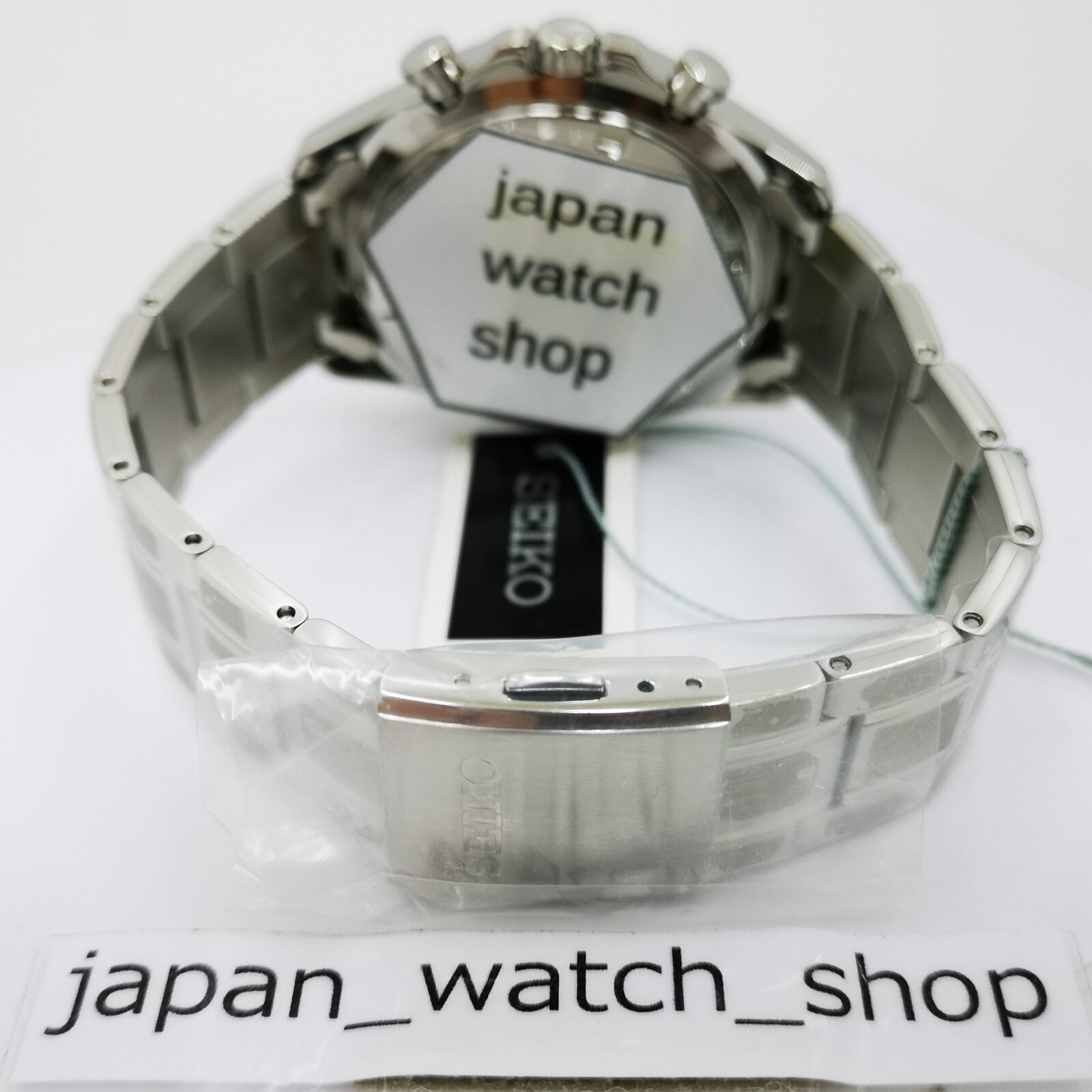 SEIKO Spirit SBTR009 Silver Chronograph Quartz Stainless Men's Watch ...