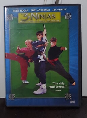 3 Ninjas - High Noon at Mega Mountain DVD Hulk Hogan WWE WWF star ...