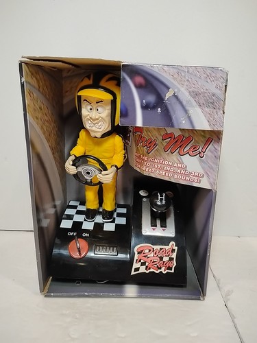 Gemmy Yellow Road Rage Racer Talking Driver Toy Animated Sound & Moves ...