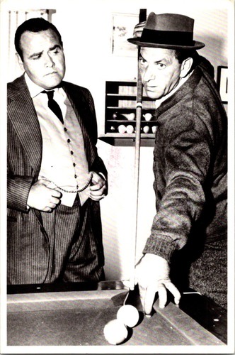 Twilight Zone Winters Klugman Shooting Pool Portrait Postcard C209 | eBay