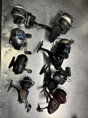 Lot of 8 Fishing Reels , Untested But Turns Ok, Read Please | eBay
