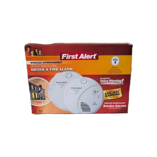 First Alert Interconnected Wireless Smoke Alarm with Voice Location ...