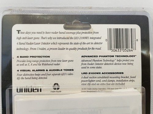 Uniden Stalker Wideband Laser & Radar Detector with Phantom Technology ...