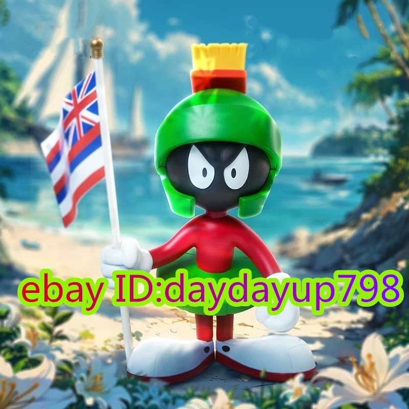 MINDstyle Marvin the Martian Hawaiian Vacation PVC Action Figure Toy ...