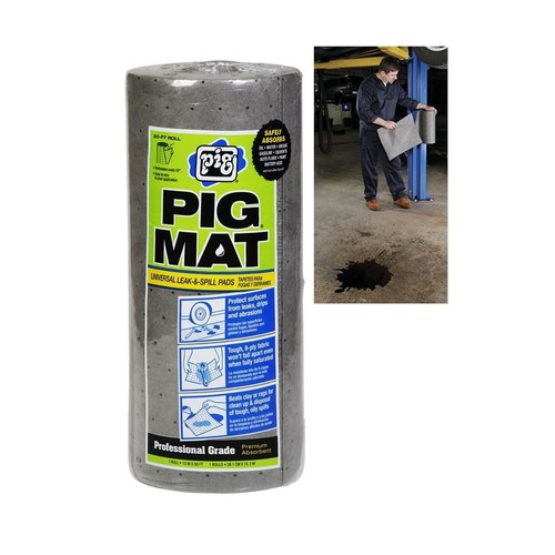 New Pig 25201 15 in. x 50 ft. Universal Light-Weight Absorbent PIG Mat ...