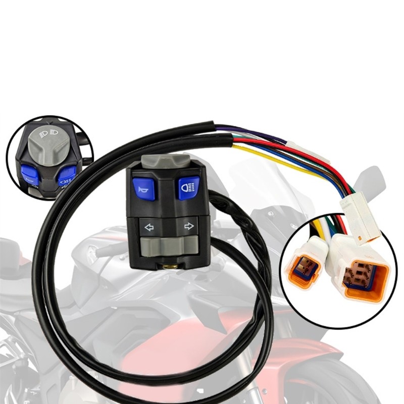 Handlebar Mount Switches Turn Signals Headlight Control Switches ...