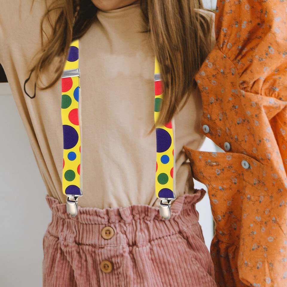 Polka Dot Bow Tie Belt Toddler Suspenders and Matching Clown Outfit ...