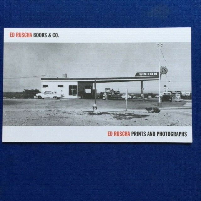 DUO OF 2 OPENING RECEPTION CARDS FOR "ED RUSCHA BOOKS & CO." EXHIBITION ...