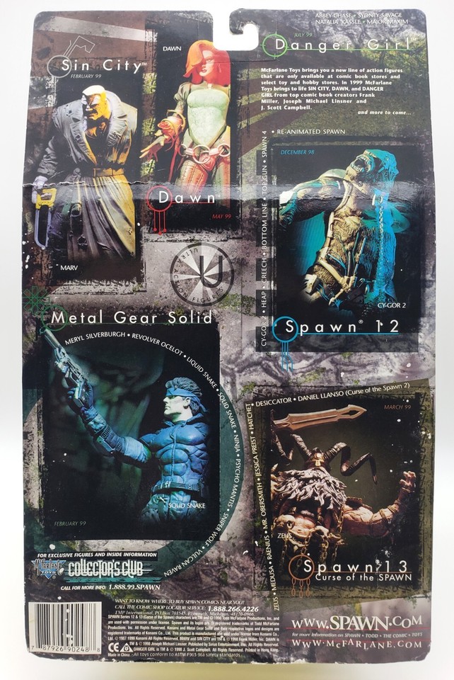 McFarlane Toys Sin City "Violent Marv" Action Figure MOC Vintage ...