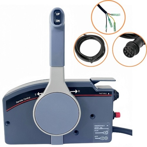 Outboard Remote Control Box Right 703-48272-12 For Yamaha 10 Pin PULL ...