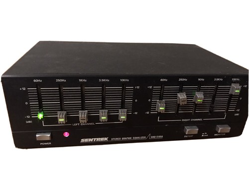 Vintage Sentrek SHQ-1205B 5-Band Spectrum Analyzer Equalizer **untested ...