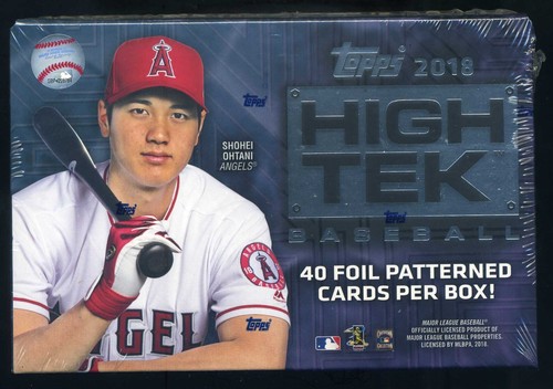 2018 TOPPS HIGH TEK BASEBALL HOBBY BOX / From Taiwan | eBay