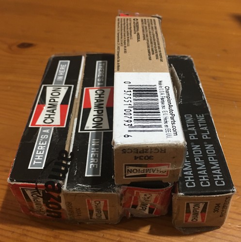 Champion 3034 Platinum Power Spark Plugs, 5-Pack (RC12PEC5) | eBay