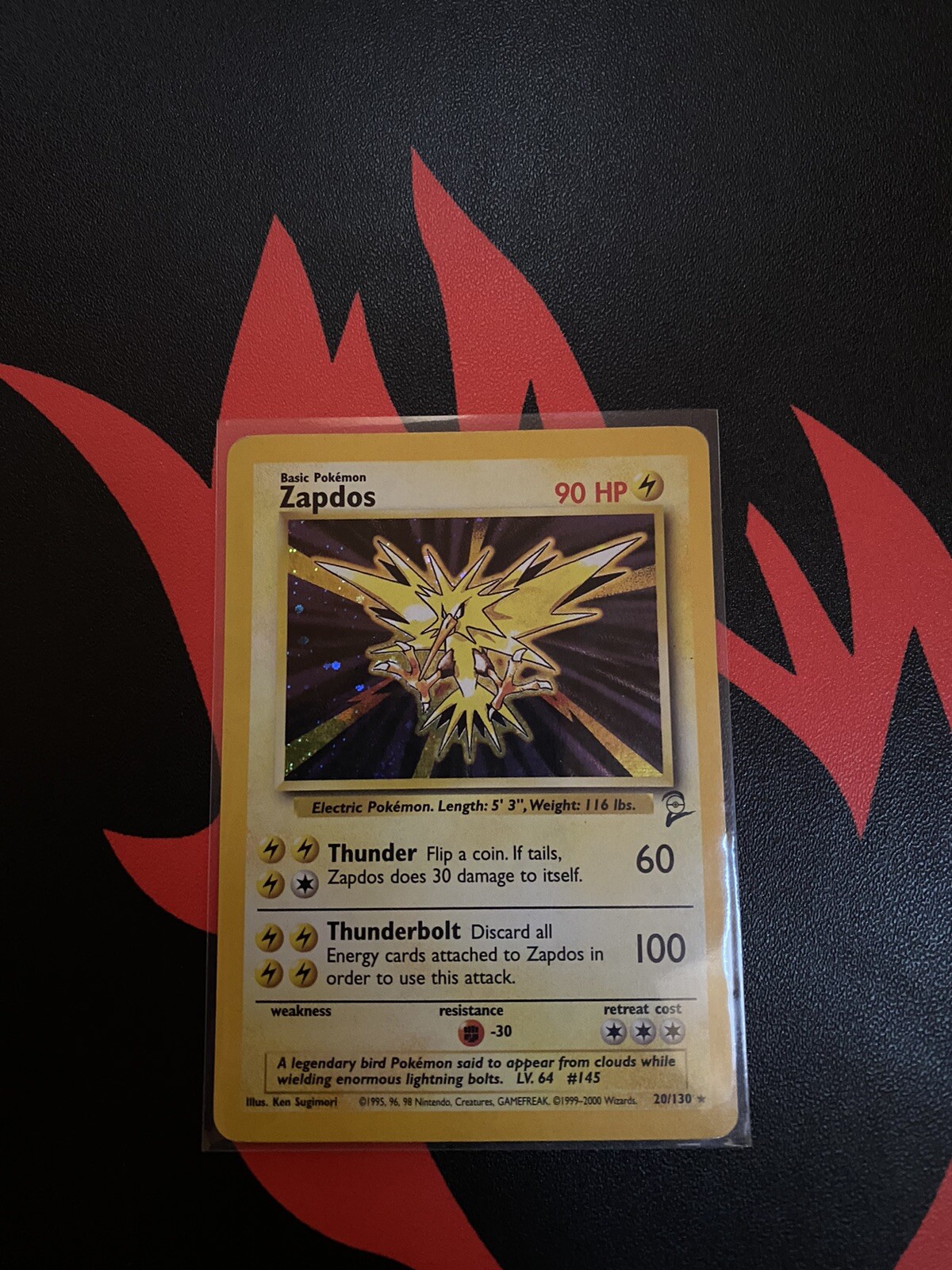 Pokémon TCG Zapdos Base Set 2 20/130 Holo Unlimited Holo Rare | eBay