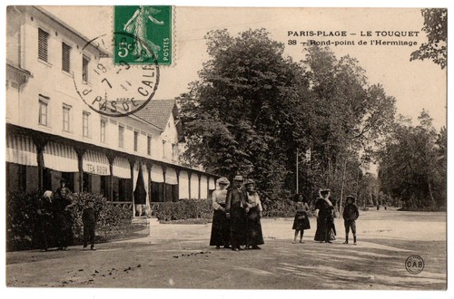 CPA 62 - LE TOUQUET (Pas de Calais) - 38. Rond-Point de l'Hermitage ...