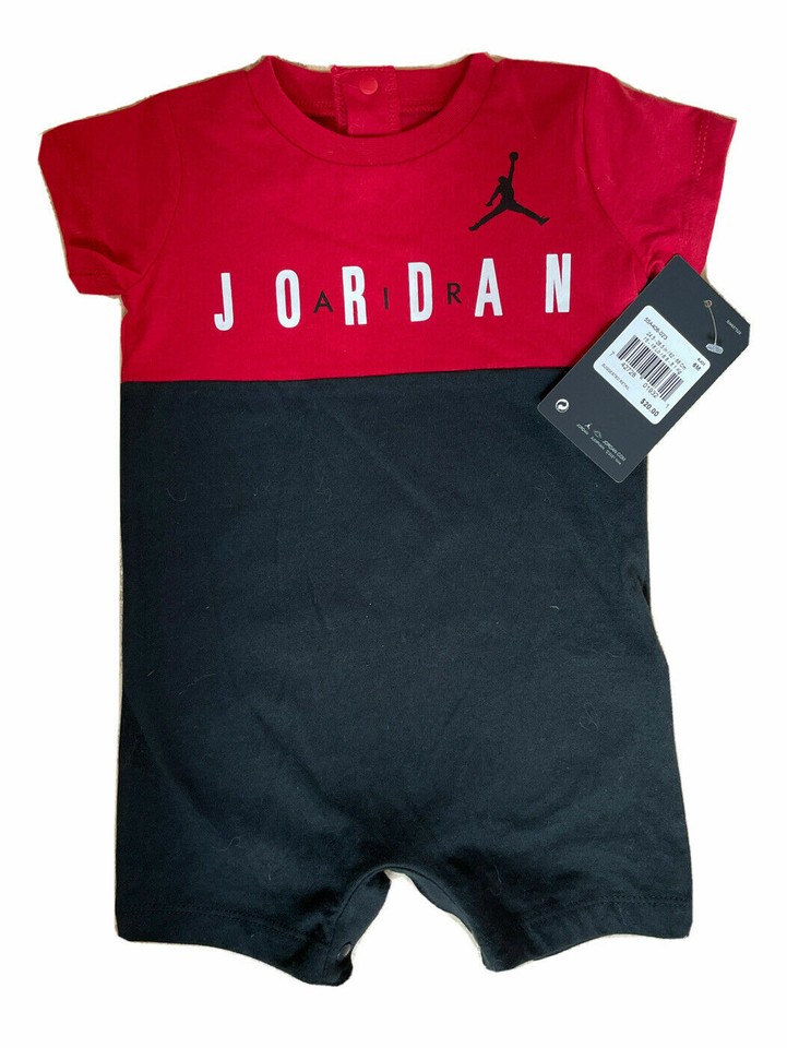 Nike AIR JORDAN Baby Boy & Girl Short Rompers; Size 3M thru 24M, NEW ...
