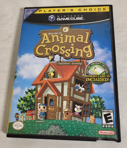 Animal Crossing Nintendo GameCube Inserts Game Complete w/ With Memory ...